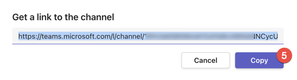 Retrieving a Teams Team or Channel URL(s) for a Data Source